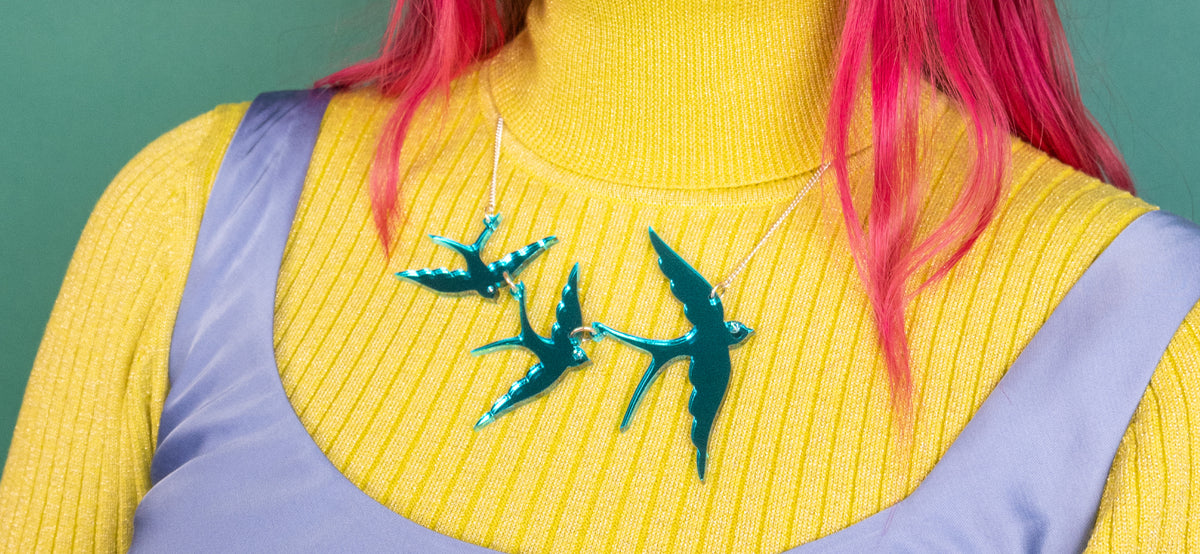 Bird Jewellery | Acrylic Statement Jewellery by Tatty Devine – Tatty Devine