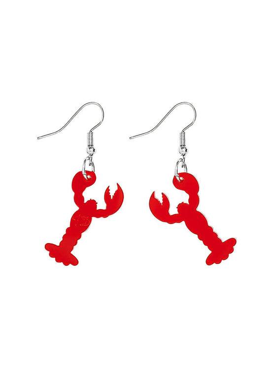Lobster Charm Earrings | Tatty Devine Charm Collection