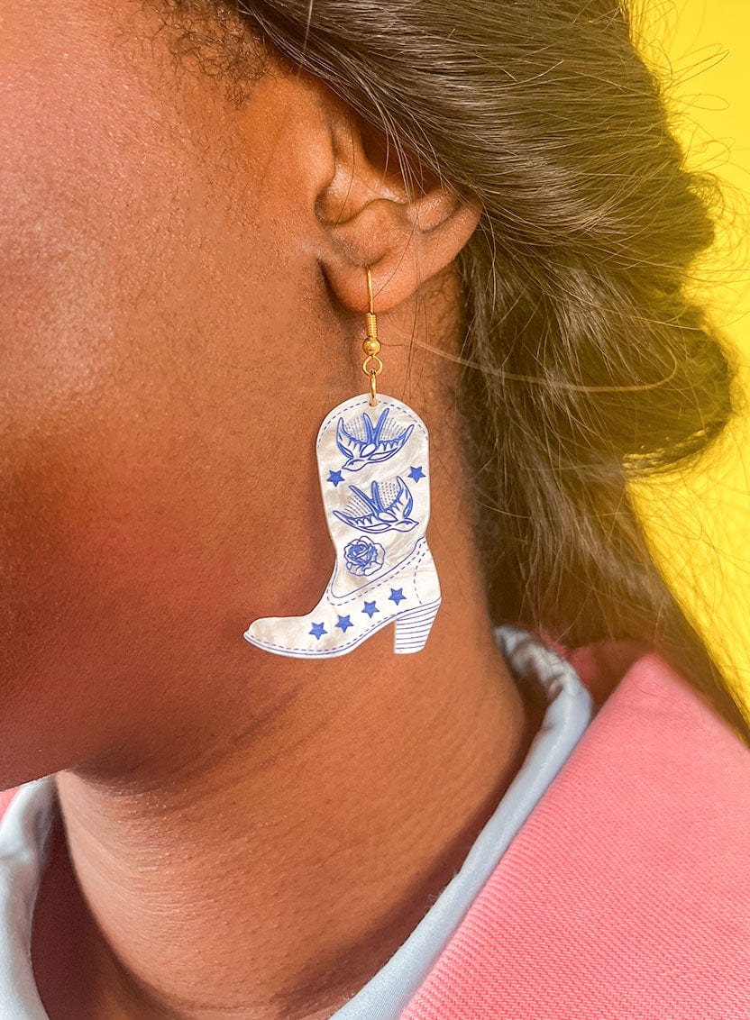 Cowboy Boot Earrings | Tatty Devine – Tatty Devine