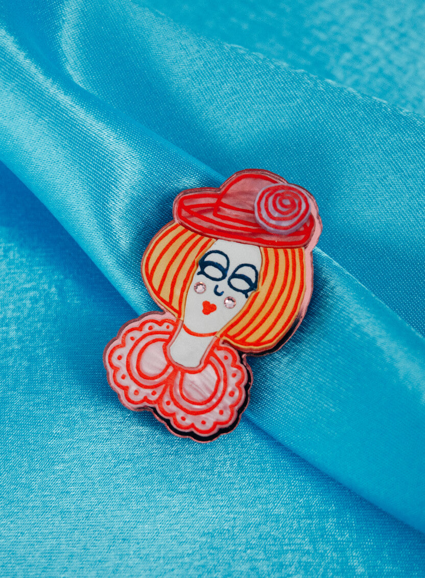 Grayson Perry Brooch | Tatty Devine x Grayson Perry