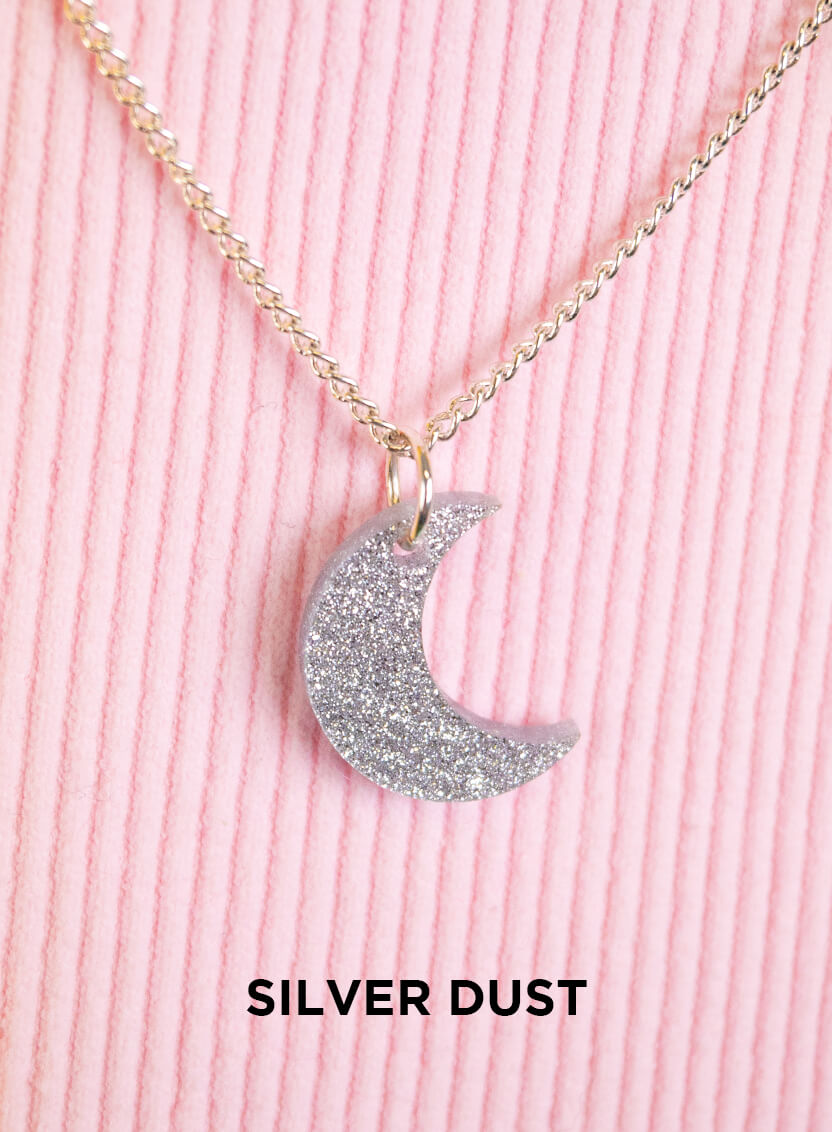 Moon Charm Necklace | Tatty Devine Small Charm Pendants