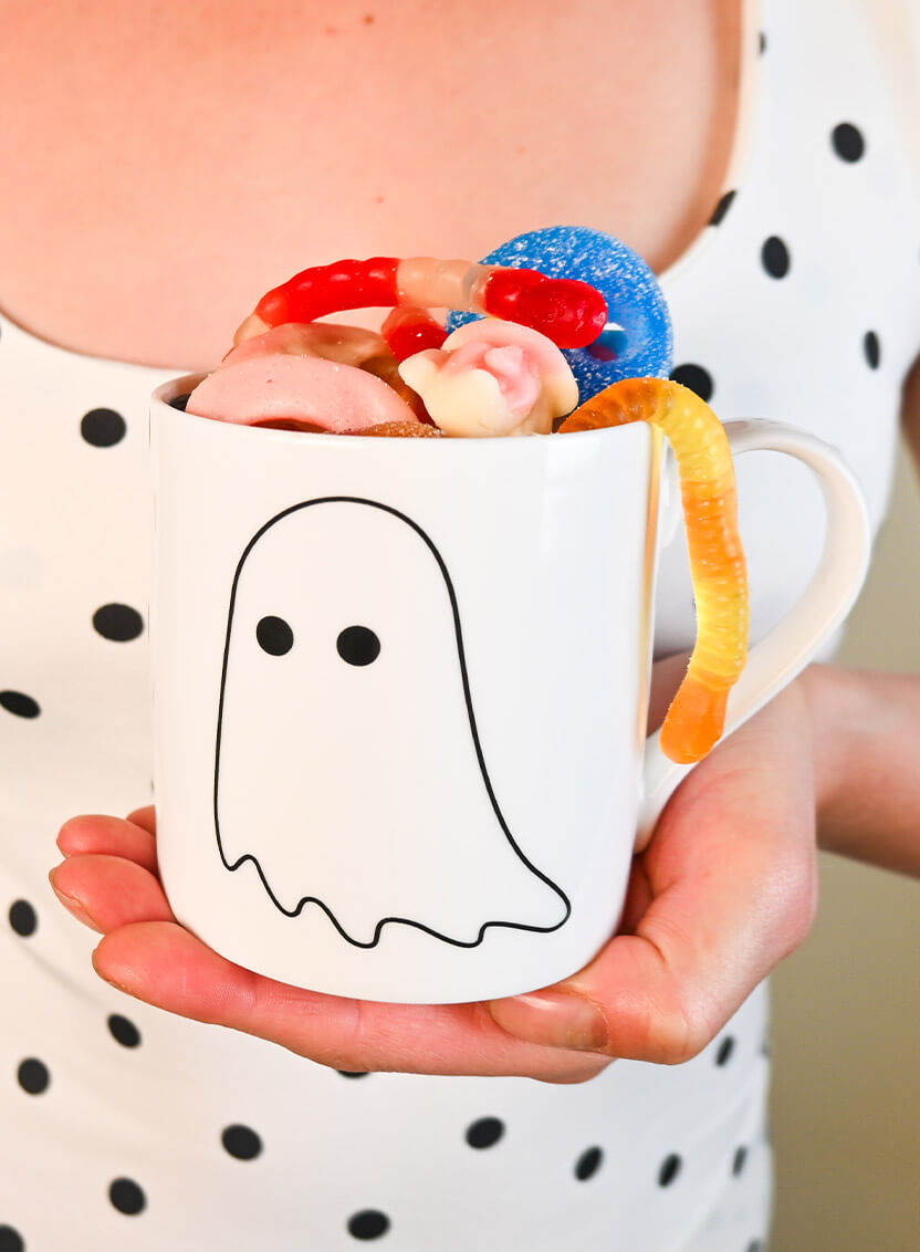 Tatty Devine Ghost Mug - White | Tatty Devine Homeware