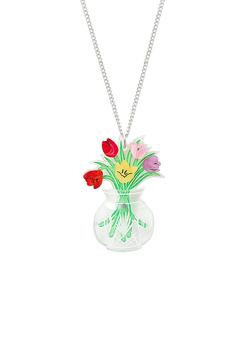 Tulip Vase Pendant Necklace | Tatty Devine – Tatty Devine